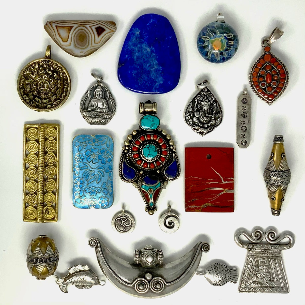 Pendants & Focal Beads – Tagged "gem pend" – Beadazzled.com
