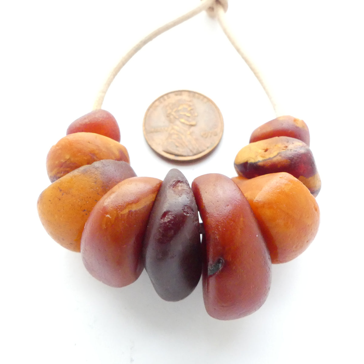 Moroccan Amber, Vintage and Older, Set of 9 Beads – Beadazzled.com