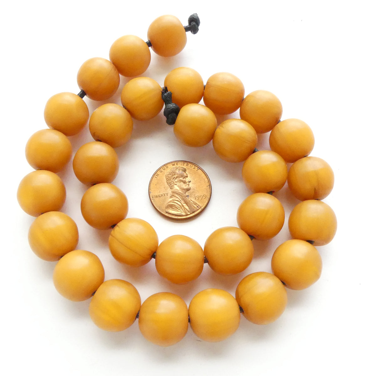 African Amber, Faux Amber Butterscoch, Round 13mm, Strands – Beadazzled.com